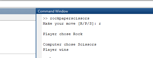 Blog | Rock Paper Scissors with MATLAB | LMS Portal | MATLAB Helper