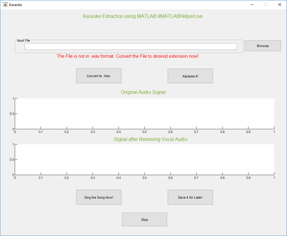 Blog | Karaoke extraction using MATLAB | MATLAB Helper Blog | Karaoke extraction using MATLAB | MATLAB Helper